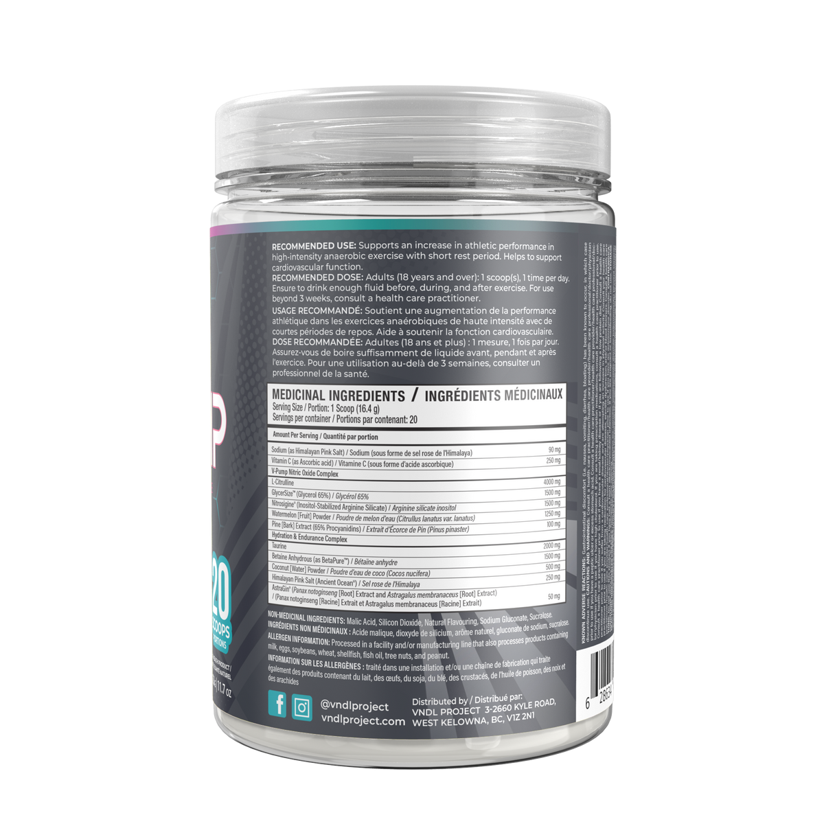V-PUMP - STIM-FREE PERFORMANCE - VNDL Project